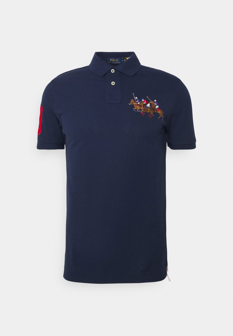 Polo Ralph Lauren CUSTOM SLIM FIT TRIPLE PONY - Polo shirt - newport ...