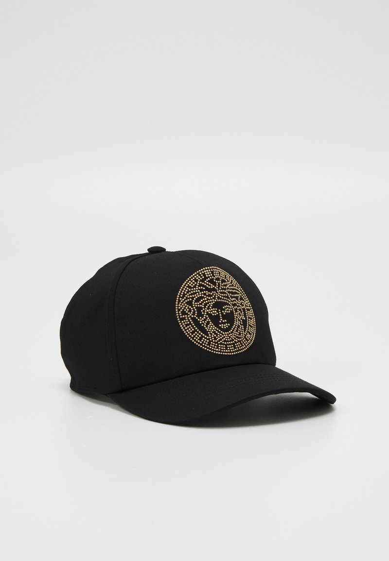 Versace BASEBALL UNISEX - Pet - black/gold/zwart - Zalando.nl