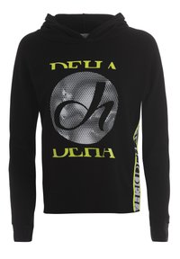 Deha LOGO BANDS - Mikina s kapucí - nero/černá - Zalando.cz