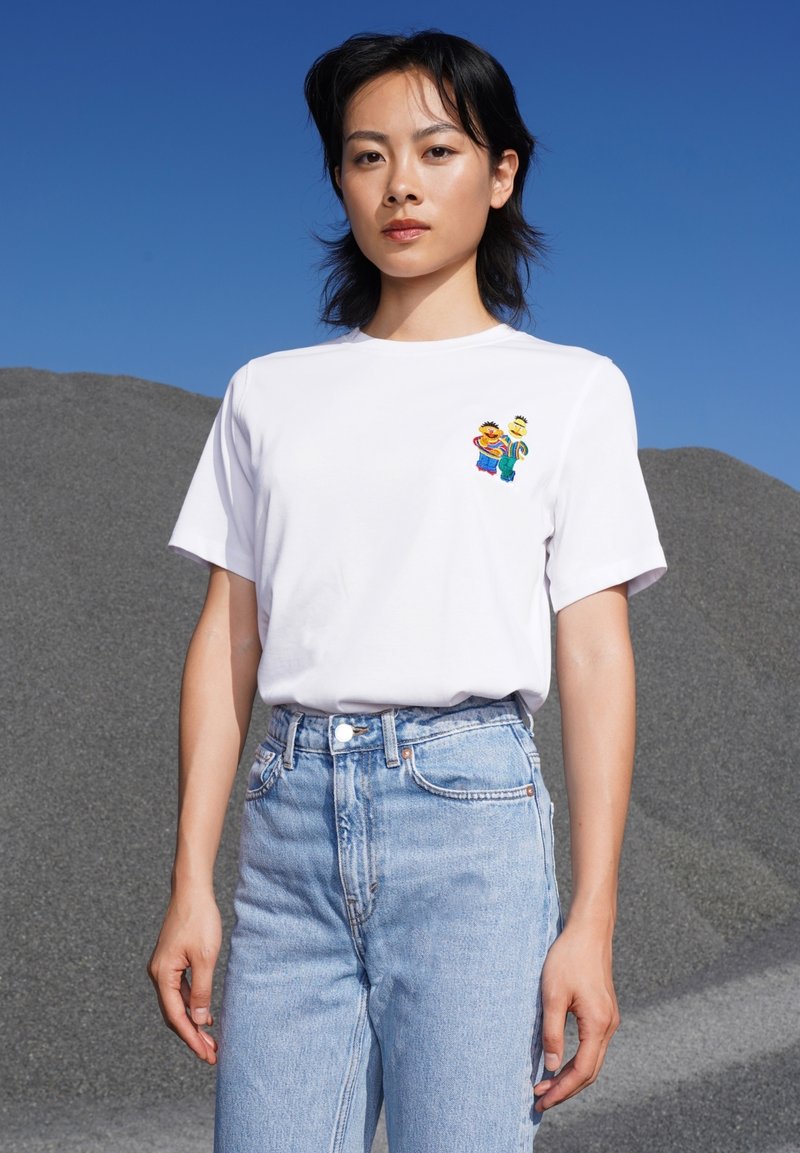 A-dam T-shirt basic - white/wit - Zalando.nl