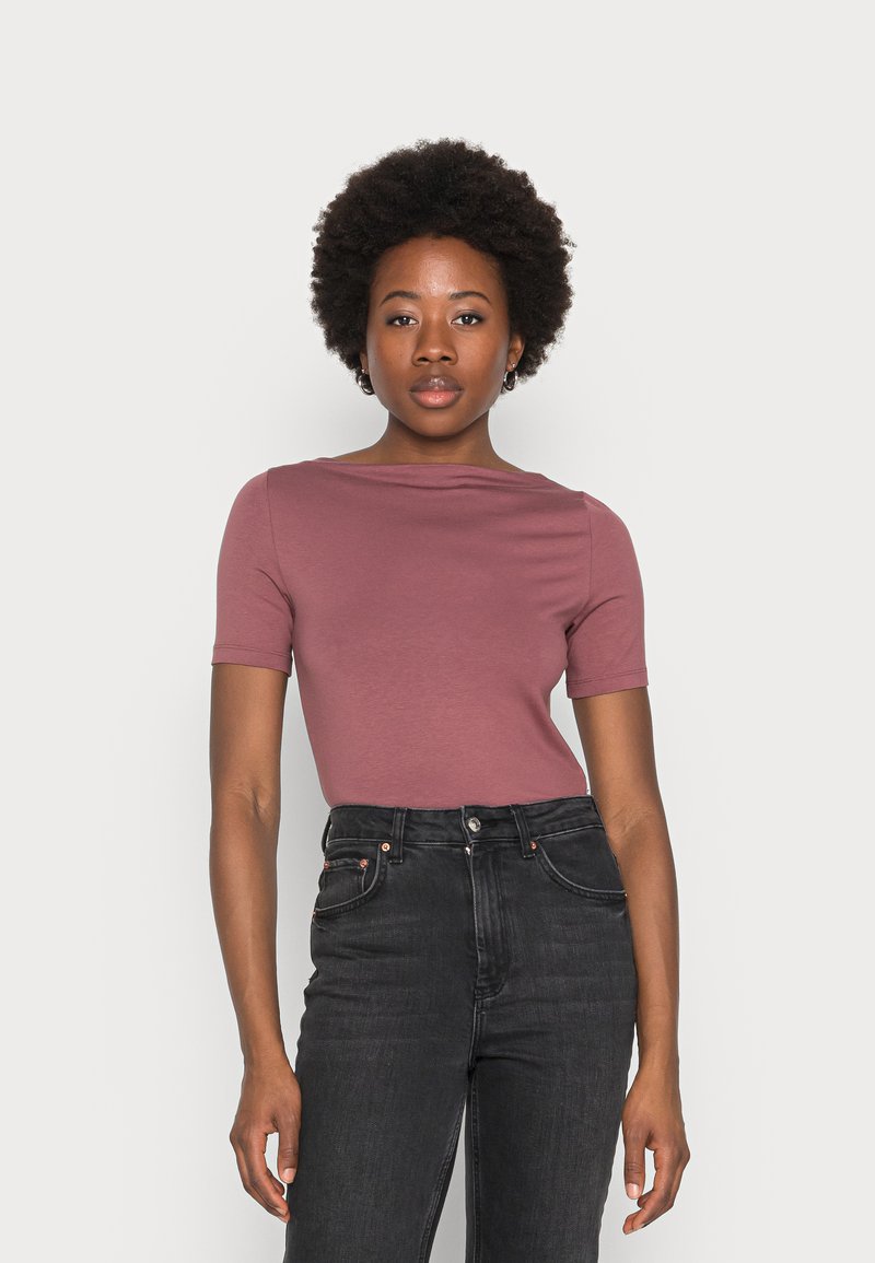 Vero Moda VMPANDA - T-shirt basic - rose brown/jasnoróżowy - Zalando.pl