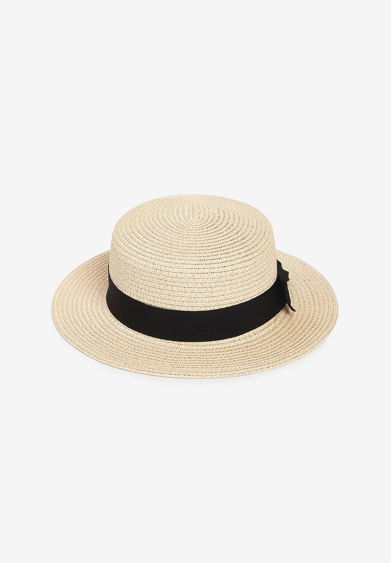 Next BLACK TRIM STRAW HAT - Hut - Neutral/Black/hellbraun - Zalando.de