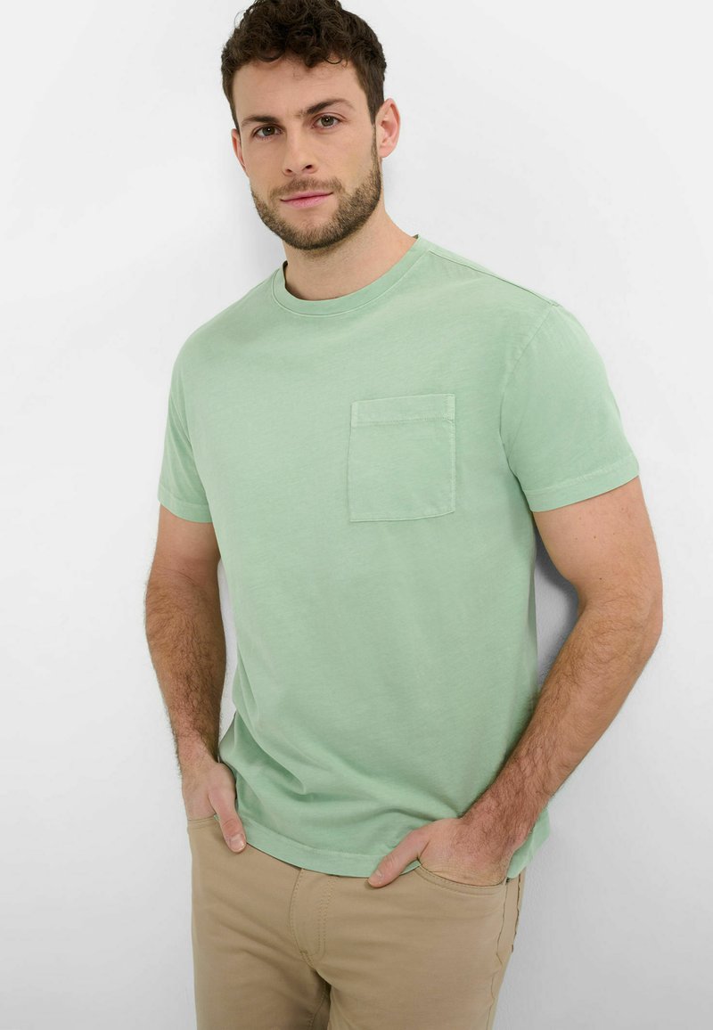 BRAX STYLE TODD - T-Shirt basic - fern/grün - Zalando.de