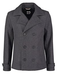 Pier One Halflange jas - dark grey/donkergrijs - (Pre-owned) - Zalando.nl