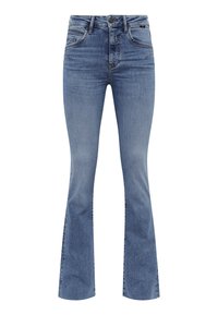 Mavi MARIA - Jeans Bootcut - mid brushed glam/hellblau - Zalando