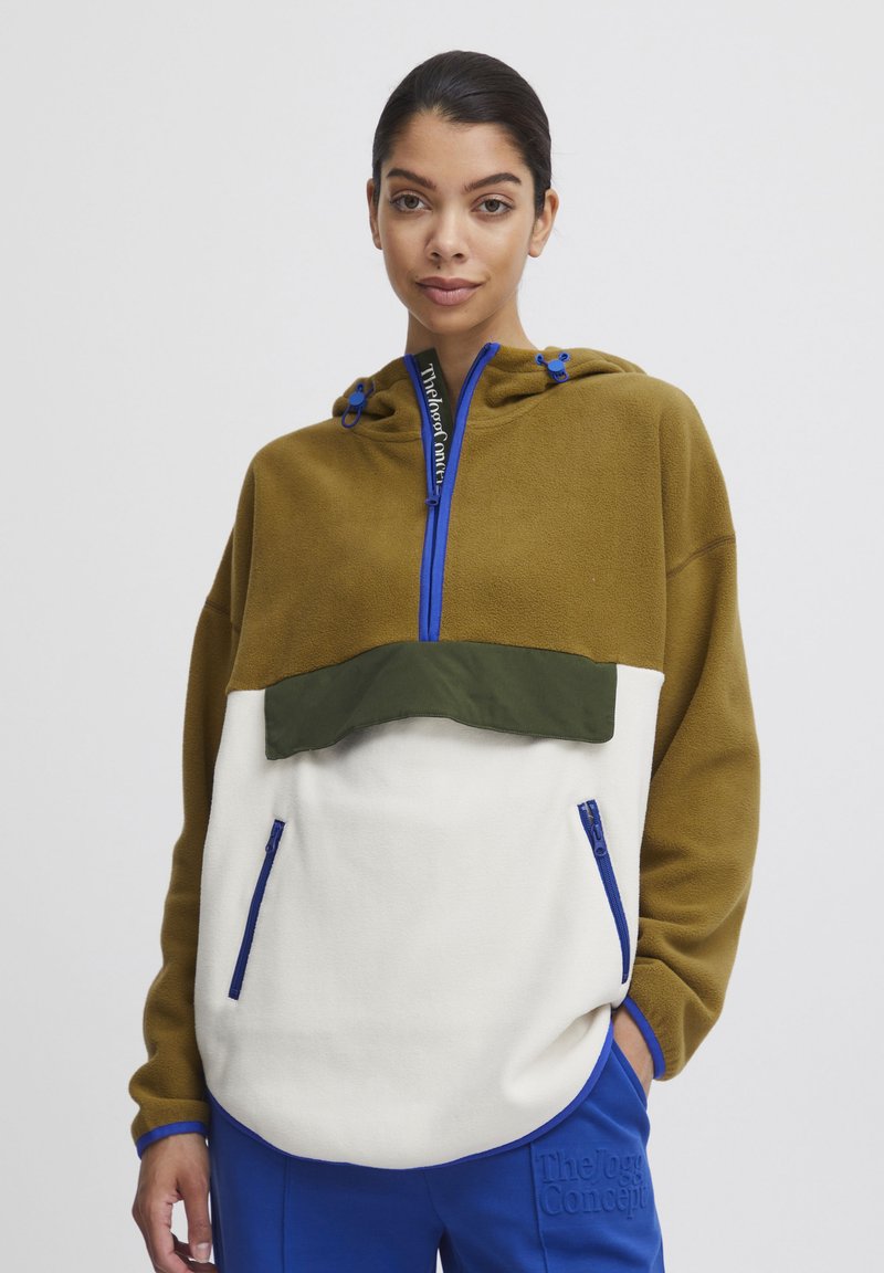 TheJoggConcept Fleece jumper - plantation mix/olive - Zalando.ie