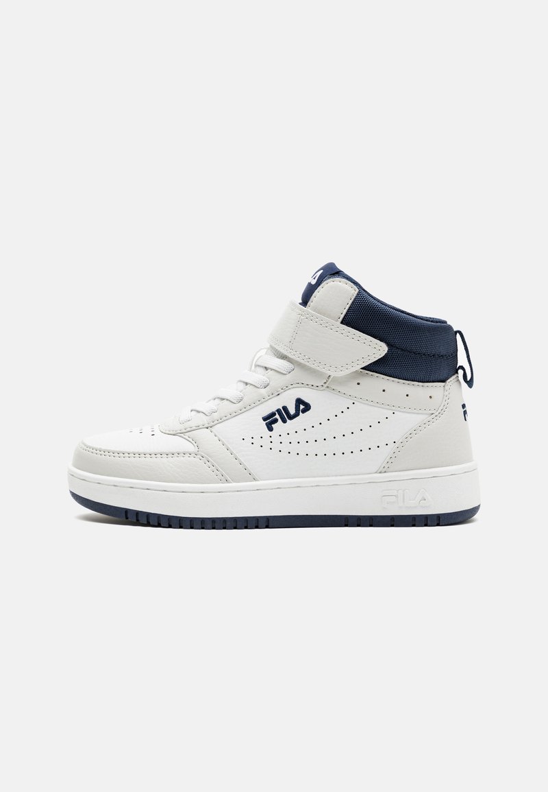 Fila REGA MID KIDS - High-top trainers - white/navy/white - Zalando.de