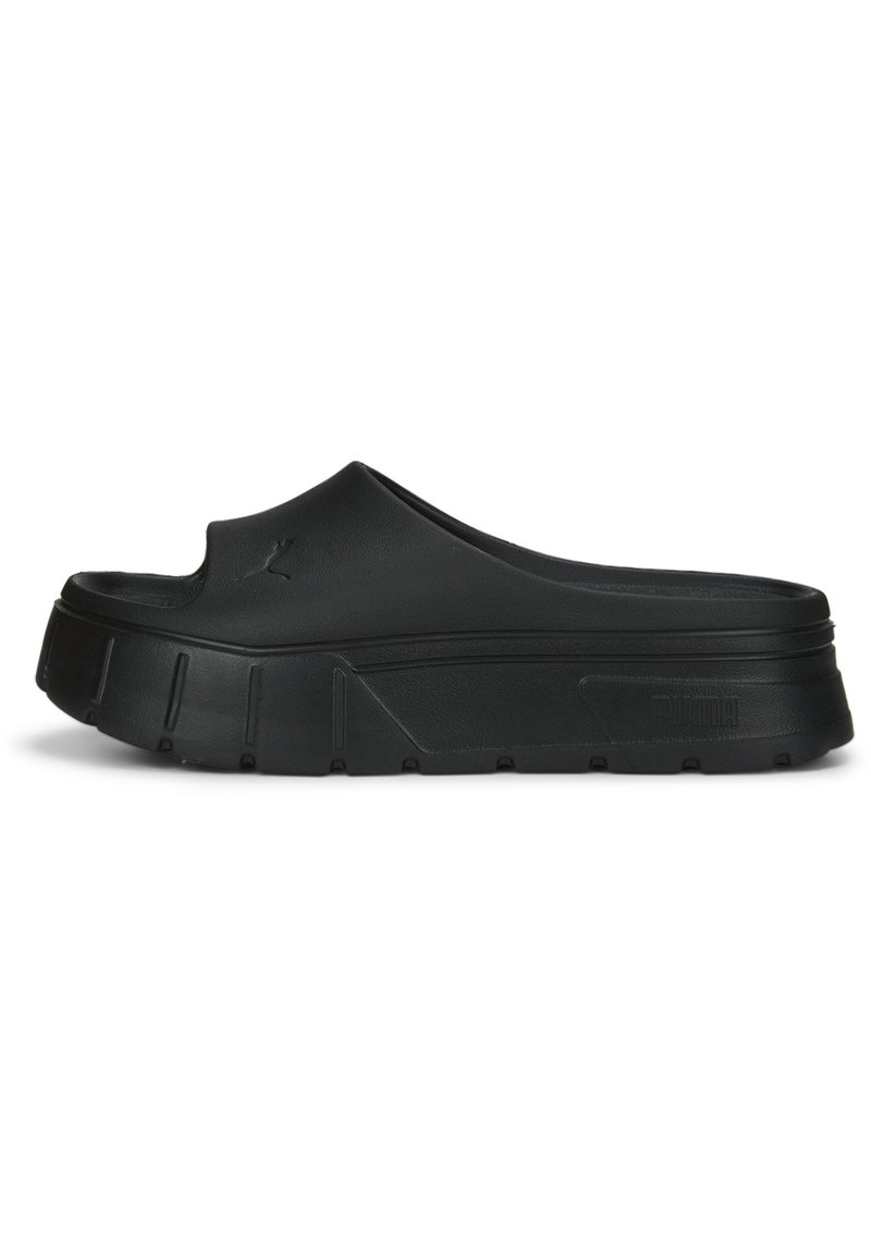Puma Pool slides - puma black/black - Zalando.ie