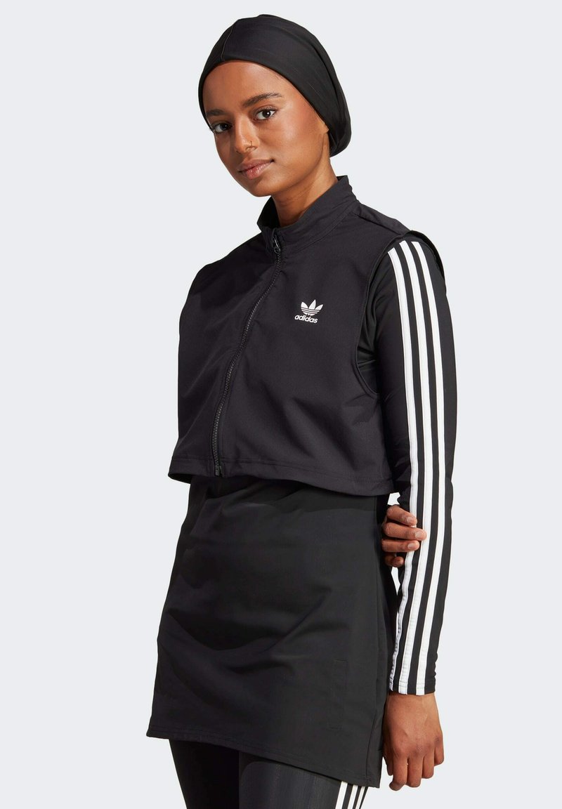 adidas Originals FULL-COVER WEAR - Beach accessory - black white/black ...