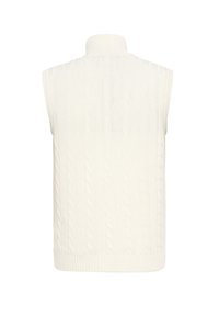 Felix Hardy CABLE FULL ZIPPER SLEEVELESS - Veste sans manches - off ...