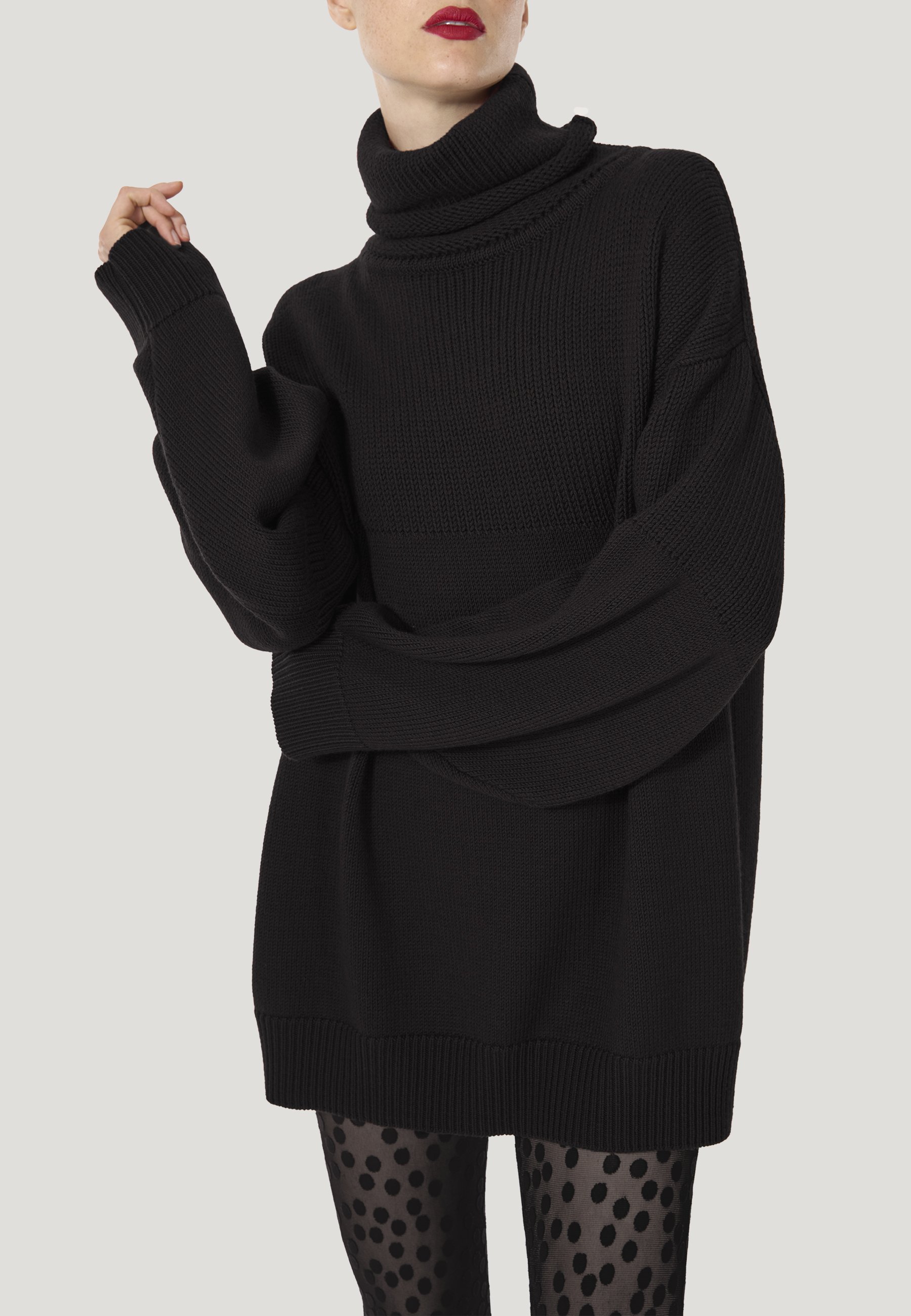 Wolford LONG SLEEVES - Strickpullover - black/schwarz - Zalando.ch