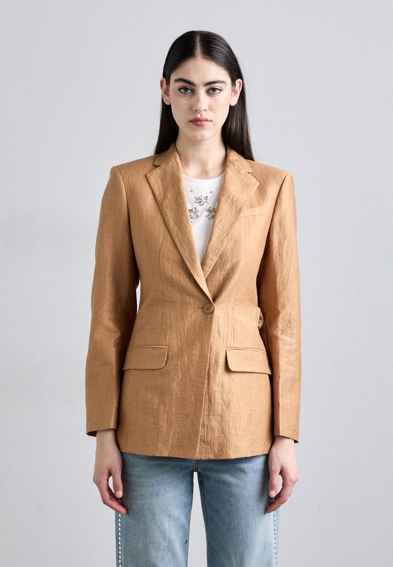maje VOSTAN - Krátký kabát - marron clair/hnědá - Zalando.cz