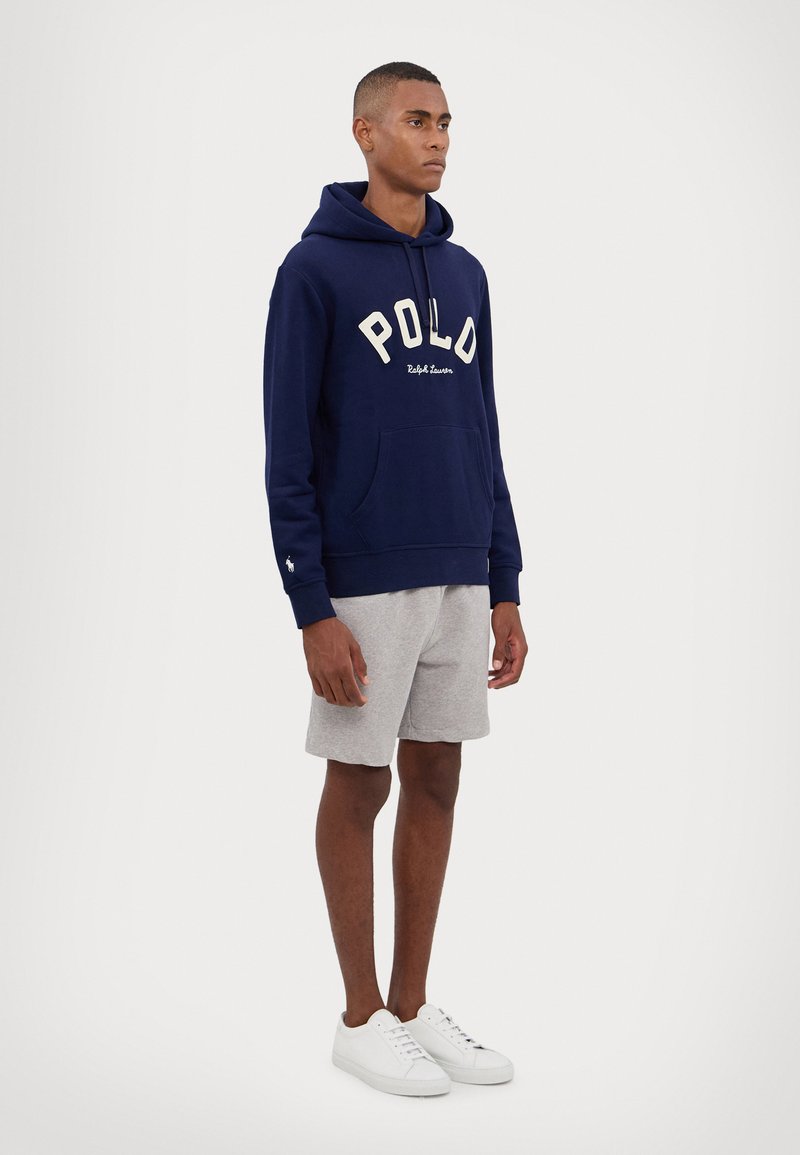 Polo Ralph Lauren LONG SLEEVE - Jersey con capucha - cruise navy/azul ...