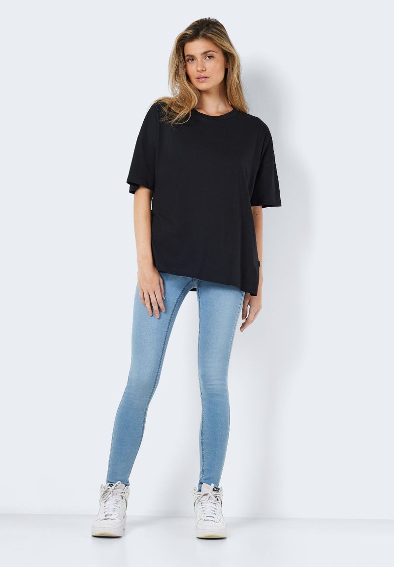 Noisy May OVERSIZE - Basic T-shirt - black - Zalando