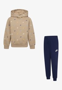 Nike Sportswear PANT SET UNISEX - Tracksuit - midnight navy/dark blue ...