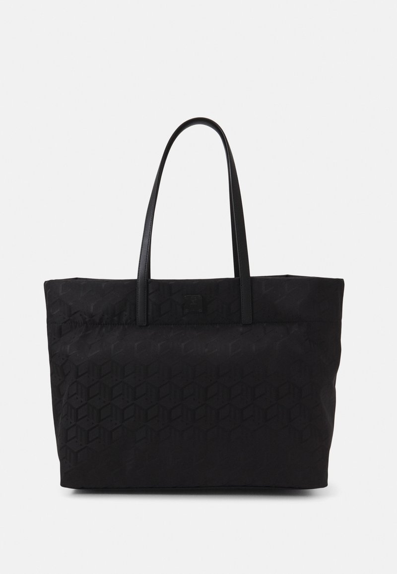 MCM AREN SHOPPER MEDIUM - Tote bag - black - Zalando