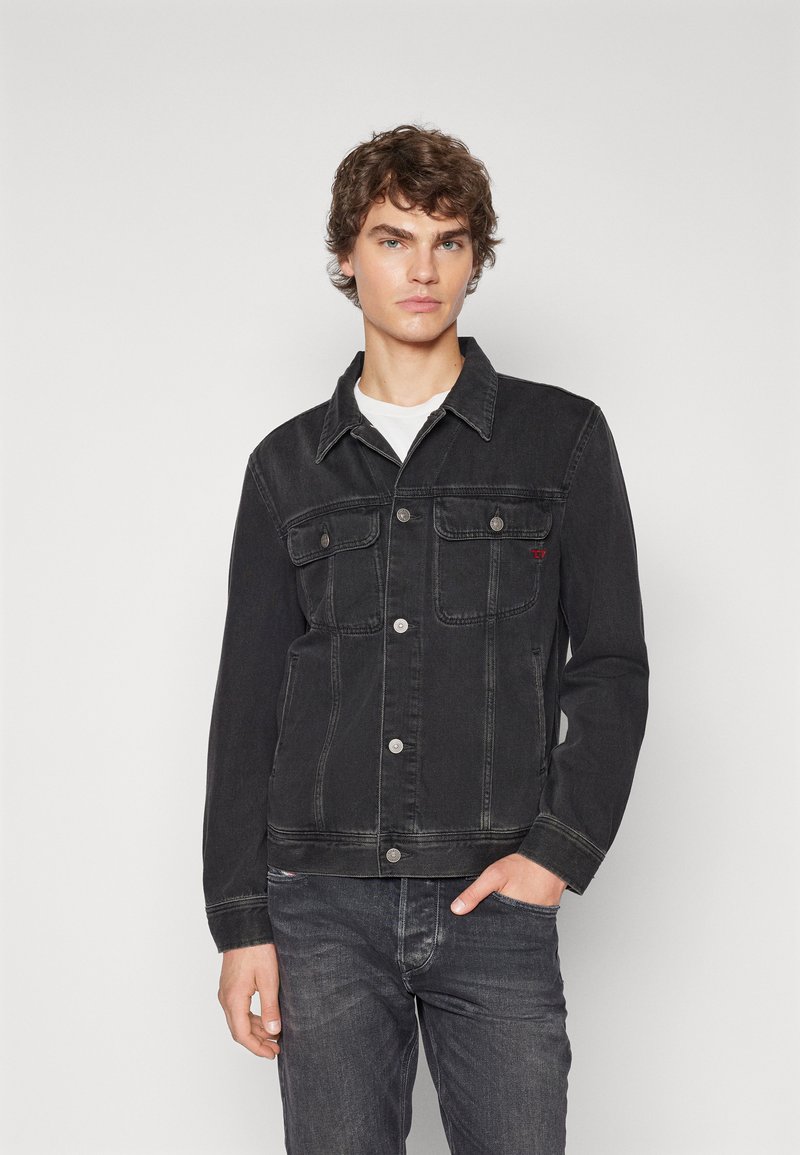 Diesel BARCY - Denim jacket - 02/black denim - Zalando.ie