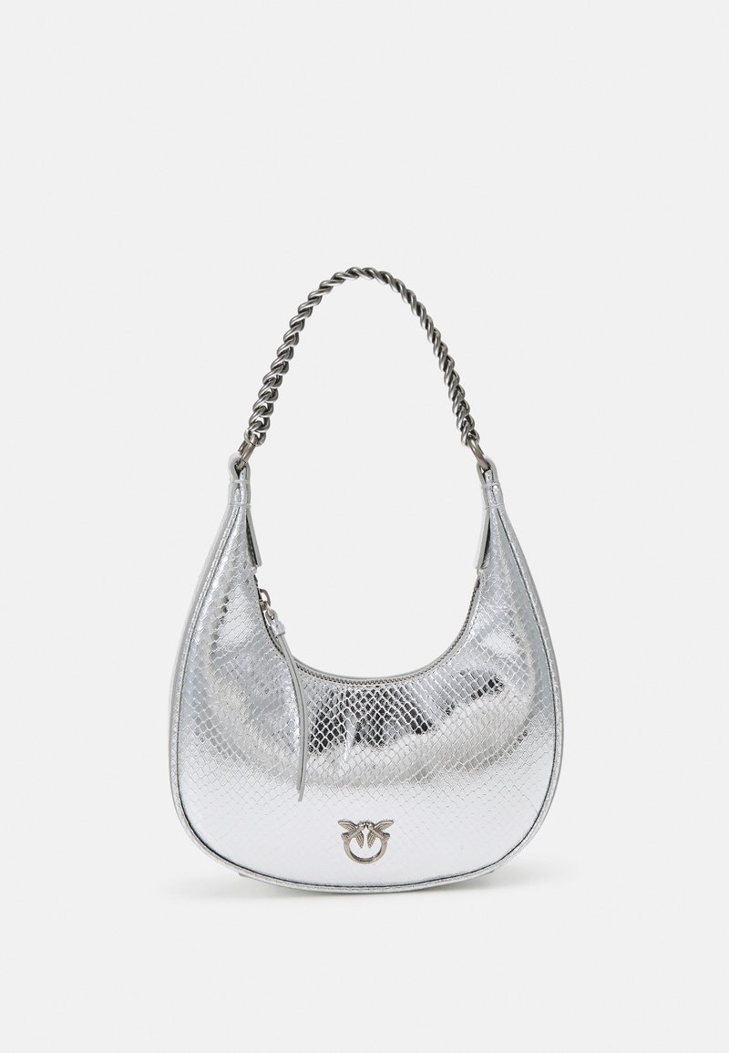 Pinko BRIOCHE HOBO MINI - Sac à main - argento/old silver/argenté ...