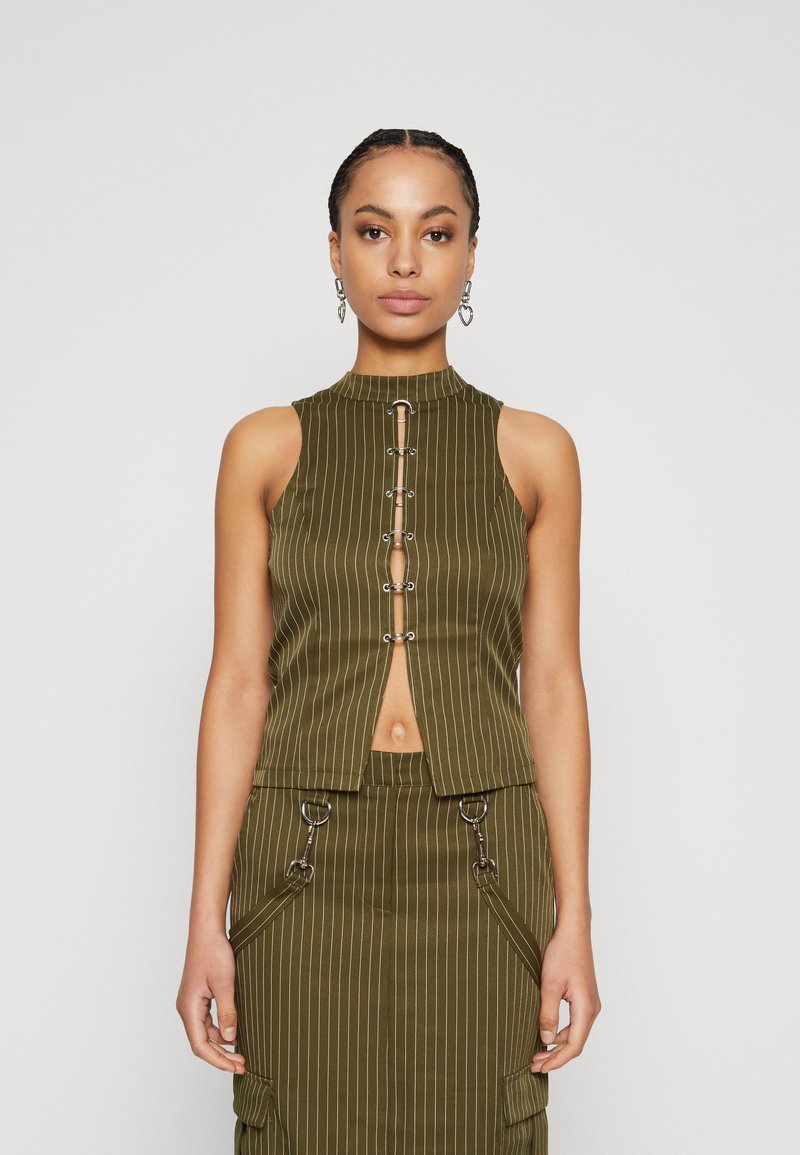 The Ragged Priest SHOCKWAVE PINSTRIPE - Top - green/grün - Zalando.ch
