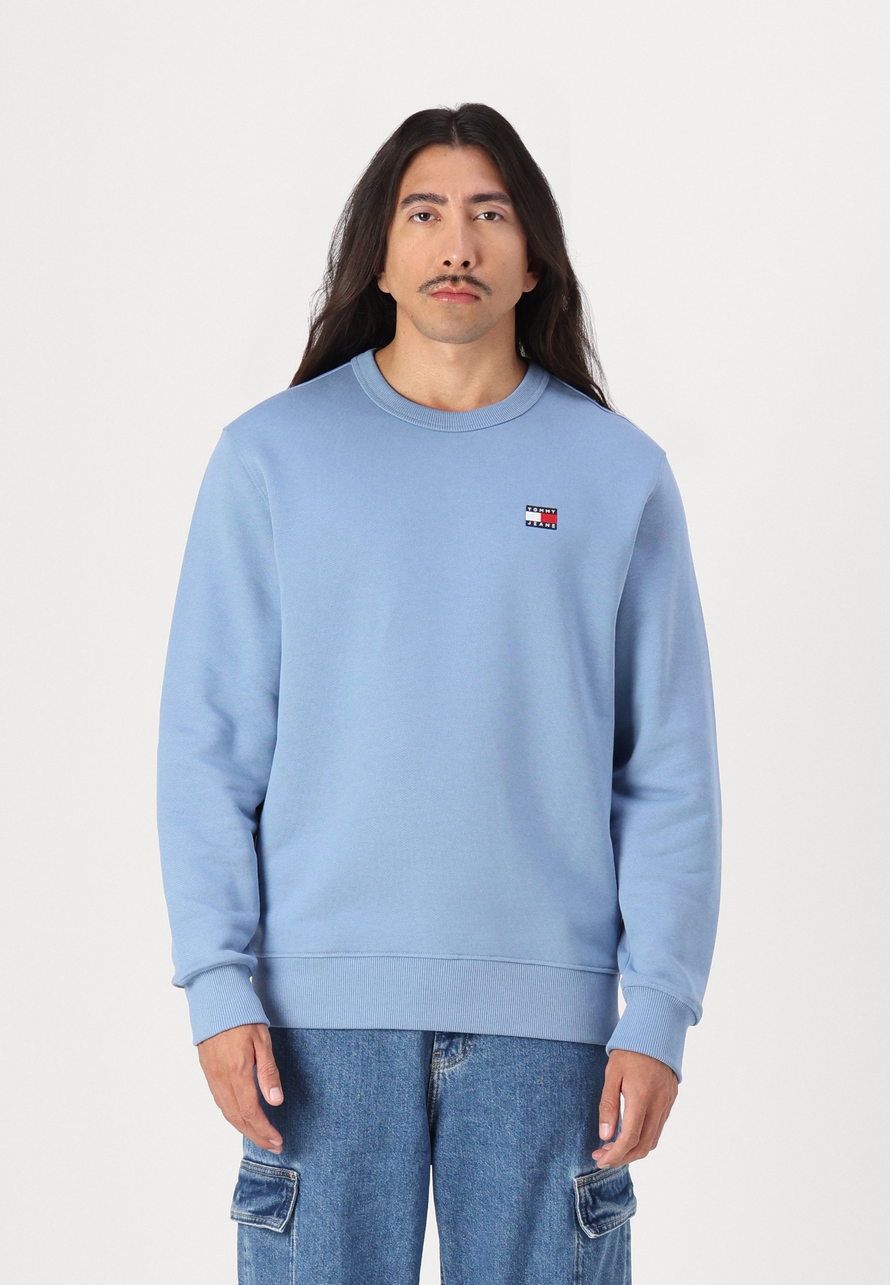 Tommy badge crew sweatshirt store