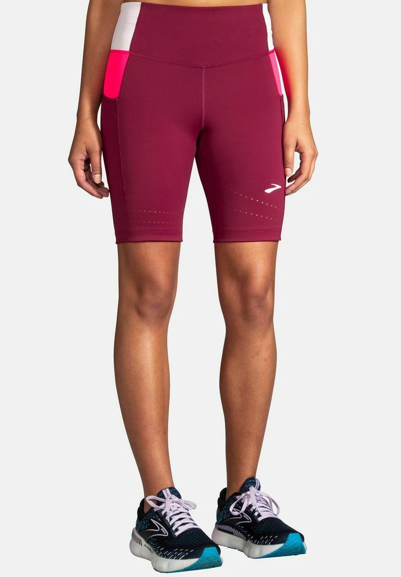 Brooks METHOD 8" SHORT TIGHT - Pantalón corto de deporte - razzmatazz ...