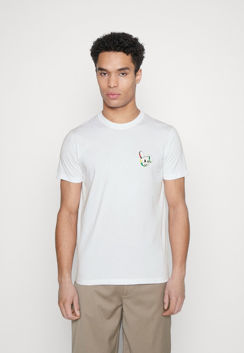 PS Paul Smith BUNNY FACE - T-shirts basic - white/hvid - Zalando.dk