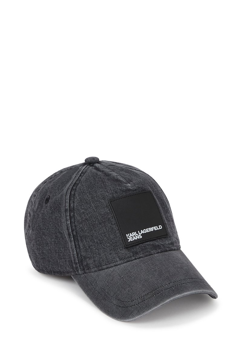 Karl Lagerfeld Jeans DENIM - Cap - visual washed black/schwarz - Zalando
