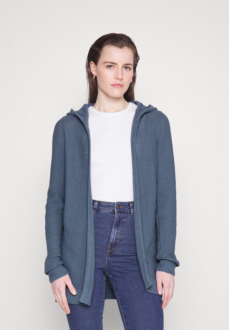 Vero Moda Tall VMSKYLA HOOD CARDIGAN - Strickjacke - china blue ...