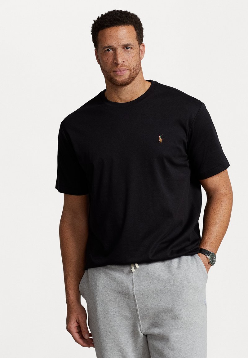Polo Ralph Lauren Big & Tall SHORT SLEEVE - Basic T-shirt - black - Zalando.co.uk
