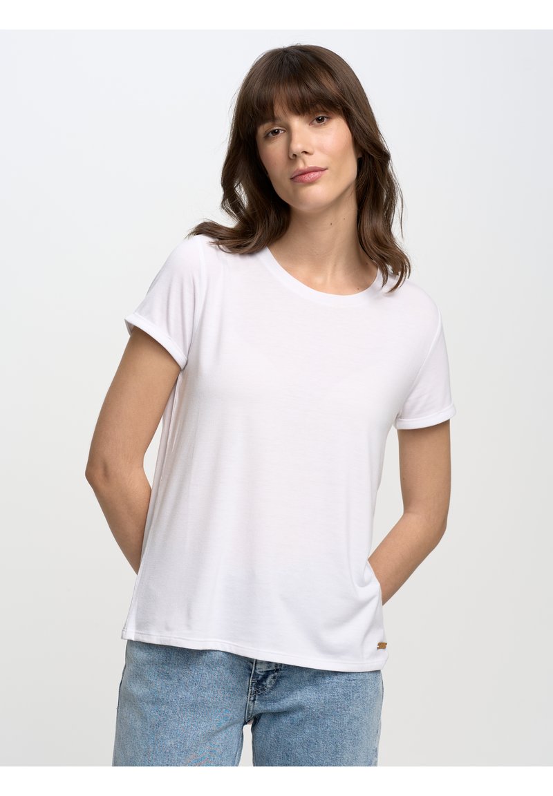 Big Star LENOWA - T-Shirt basic - weiß - Zalando.de