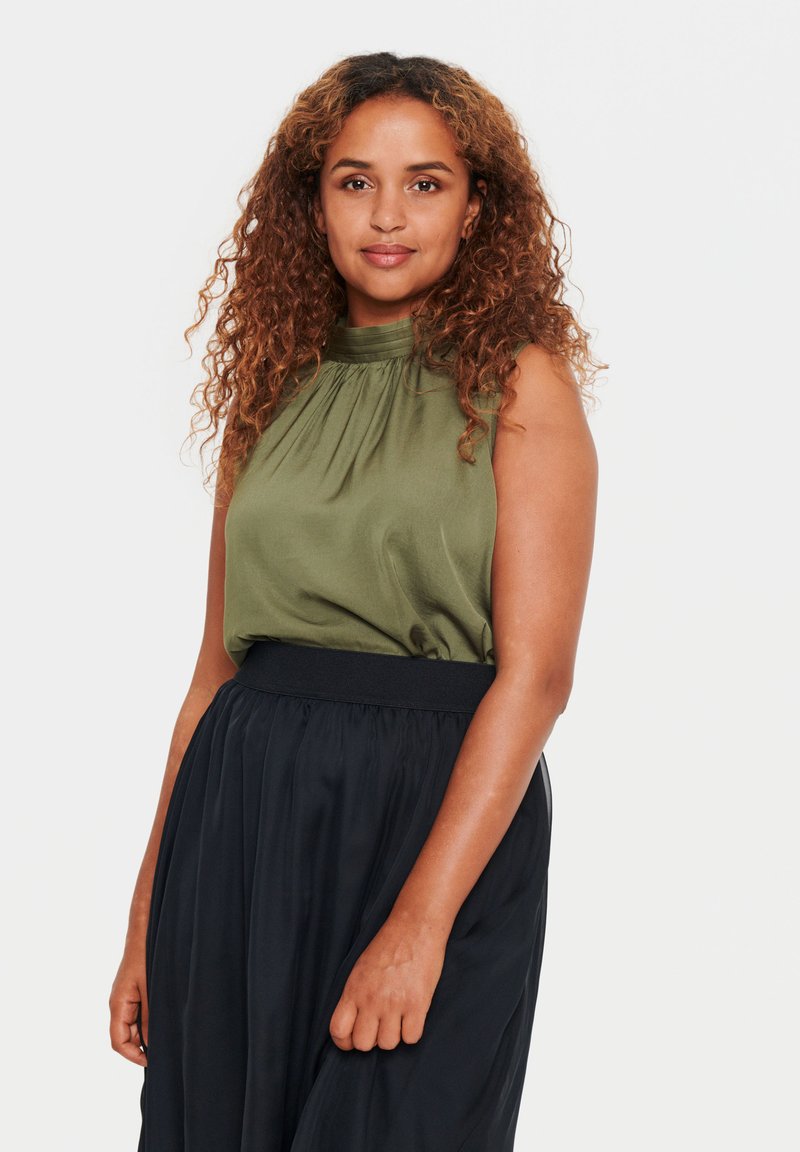 Saint Tropez AILEEN - Top - army green/dunkelgrün - Zalando.de