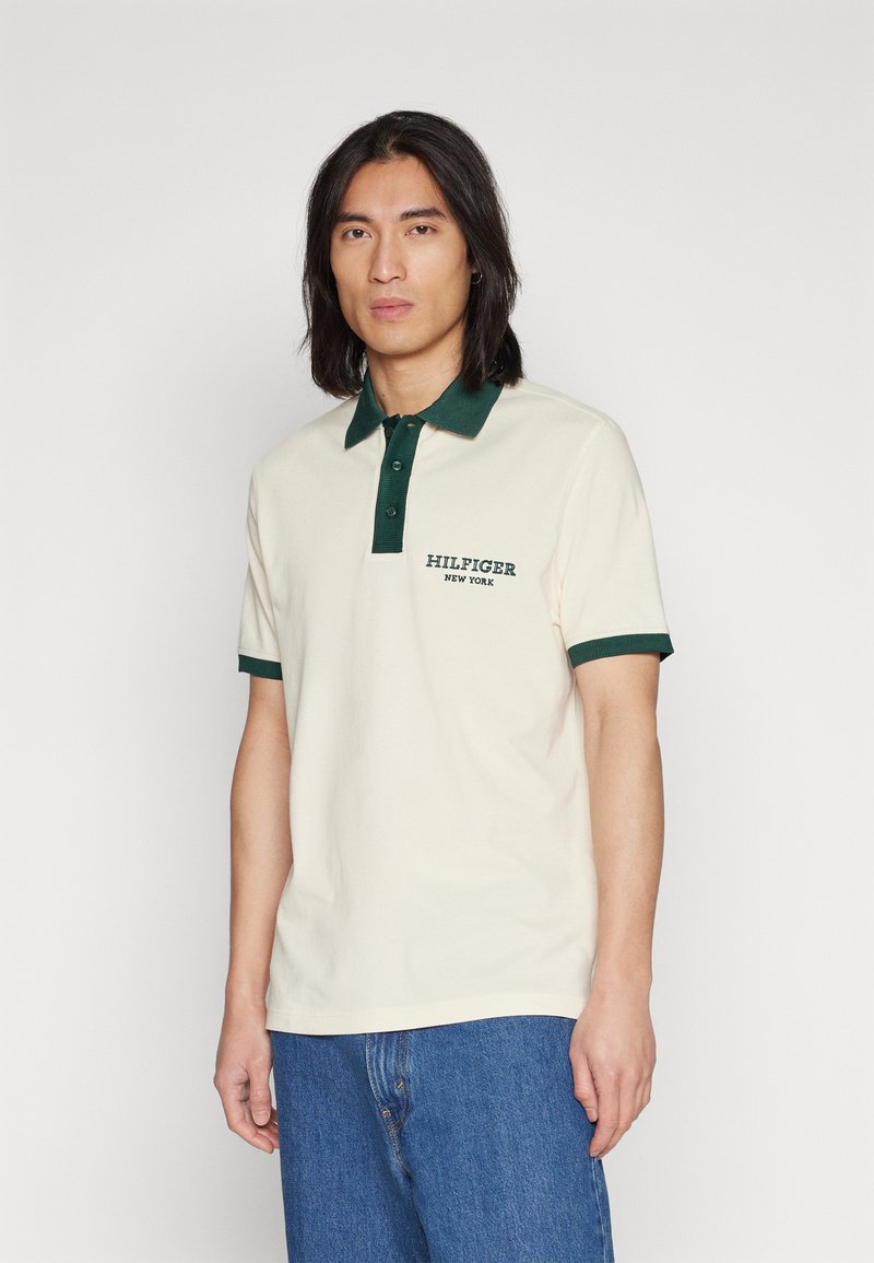 Tommy Hilfiger MONOTYPE RINGER REG - Polo - calico/écru - ZALANDO.BE