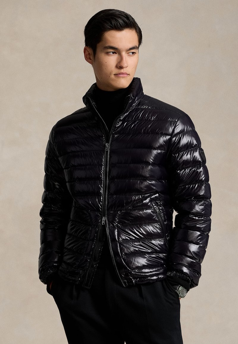 Polo Ralph Lauren GLOSSED DOWN JACKET - Gewatteerde jas - black/zwart ...