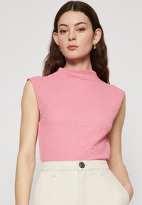 Abercrombie & Fitch TEXTURED SHELL - Top - chateau rose/pink - Zalando.de
