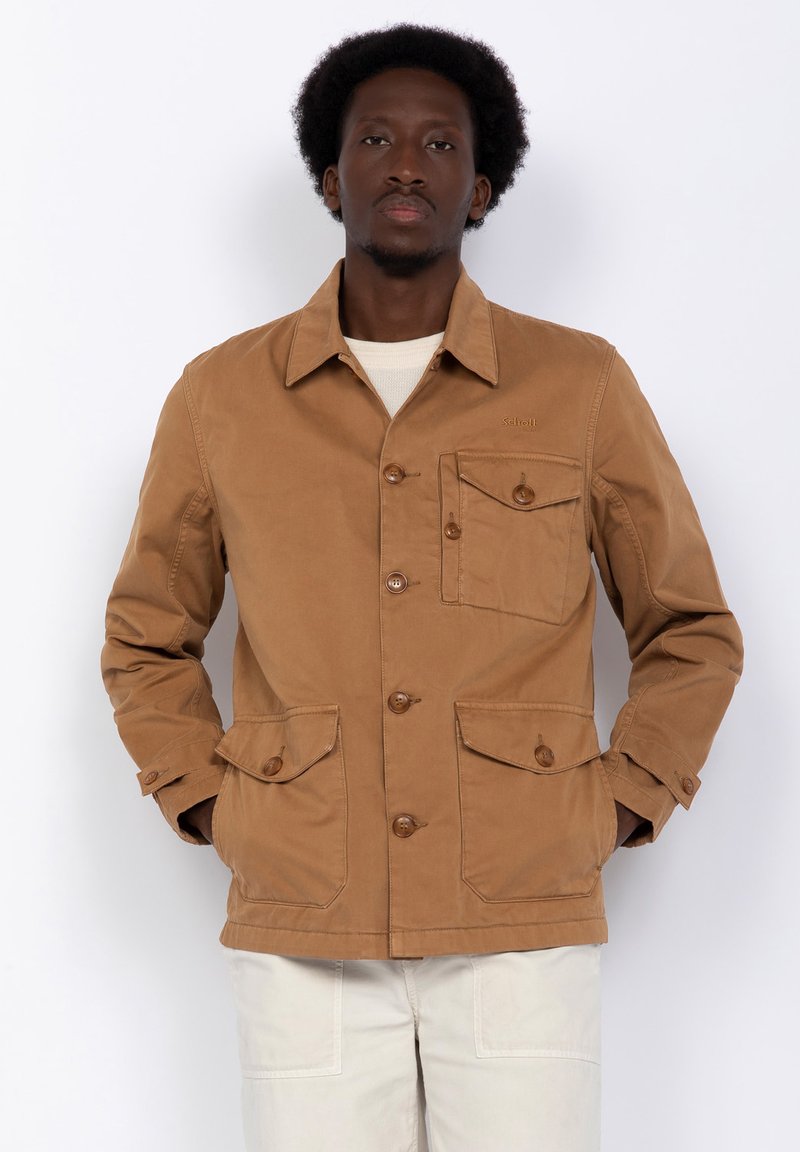 Schott WORK - Summer jacket - camel/brown - Zalando