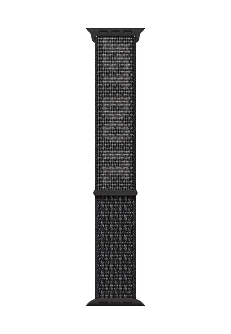 Apple 45MM NIKE SPORT LOOP - Watch accessory - black/summit white nike ...