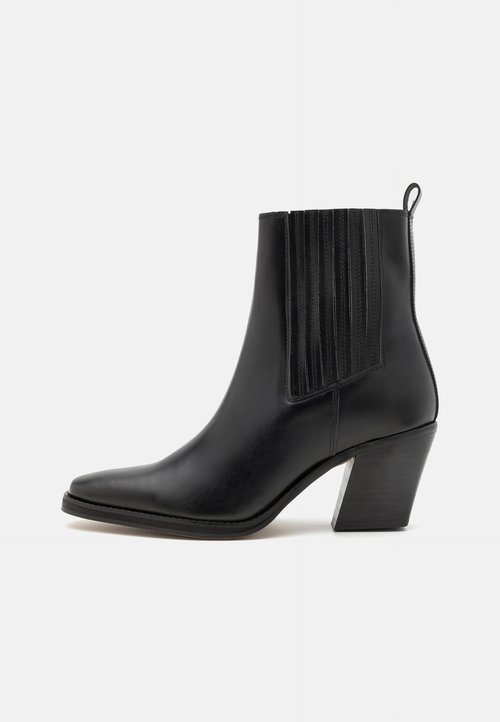 Barbour ELSA - Cowboy-/Bikerstiefelette - black/schwarz - Zalando.ch