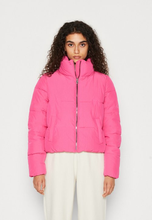 American Eagle CROPPED PUFFER - Winterjacke - berry/pink - Zalando.ch