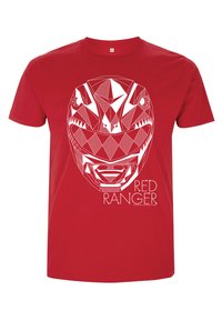Henry Tiger POWER RANGERS RED RANGER LINES - T-Shirt print - red/rot ...