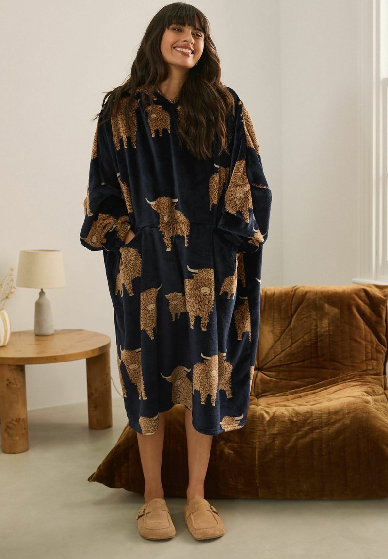 Next HAMISH THE HIGHLAND COW - Nattrøjer / negligé - navy blue/blå ...