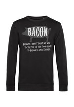 Henry Tiger DUKE SONS BACON FOOD CHAIN - Sweater - black/zwart - Zalando.be