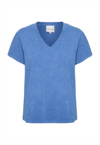 My Essential Wardrobe V-NECK - T-Shirt basic - delft blue/dunkelblau ...