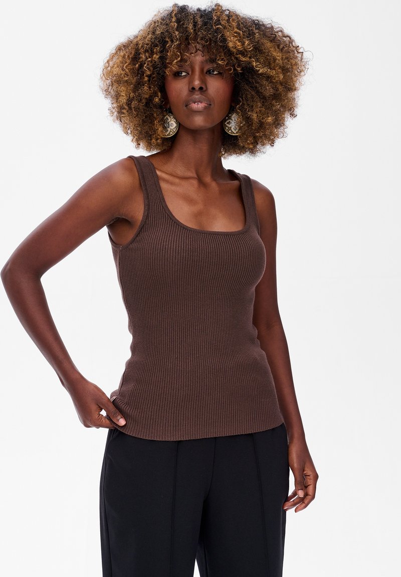 blue shadow Top - brown - Zalando