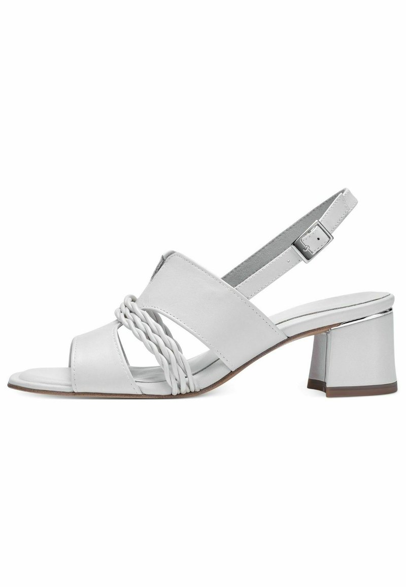 Tamaris Riemensandalette - white leather/weiß - Zalando.de