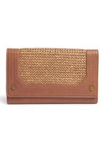 Next RAFFIA LARGE PURSE - Portemonnee - brown/bruin - Zalando.be