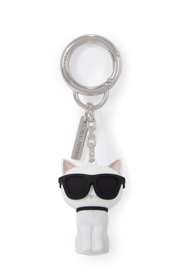 KARL LAGERFELD IKON 3D CHOUPETTE - Sleutelhanger - white/wit - Zalando.be