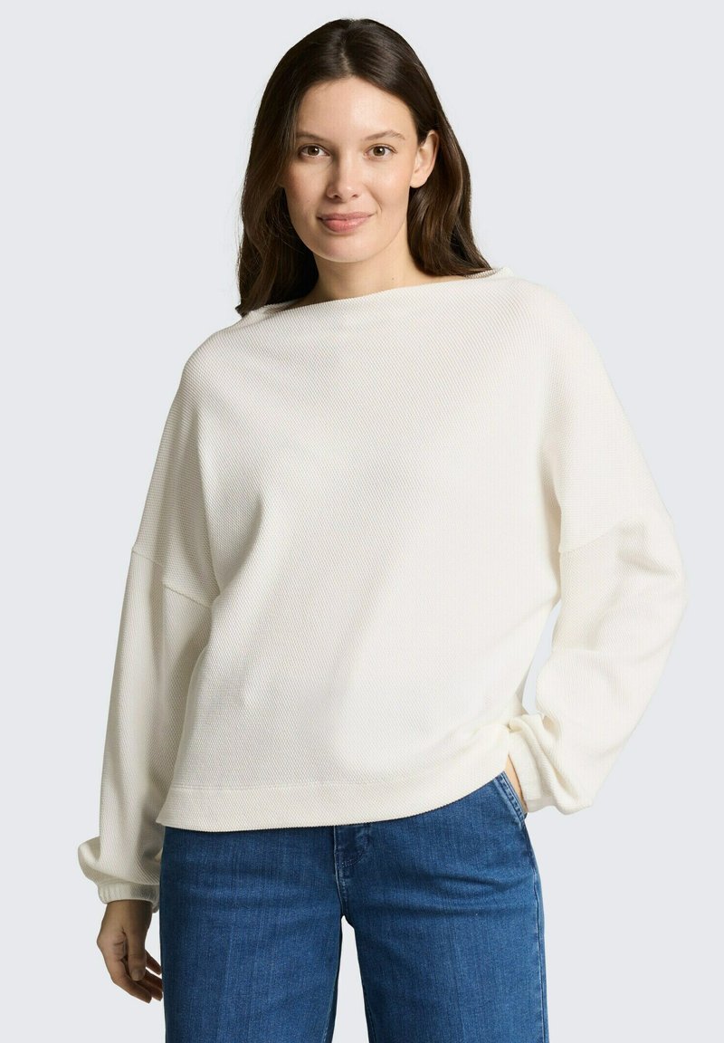 TOM TAILOR Sweatshirt - whisper white/offwhite - Zalando