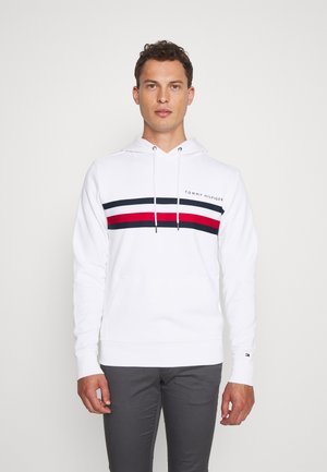 Tommy Hilfiger LOGO HOODY - Hættetrøjer - white/hvid - Zalando.dk