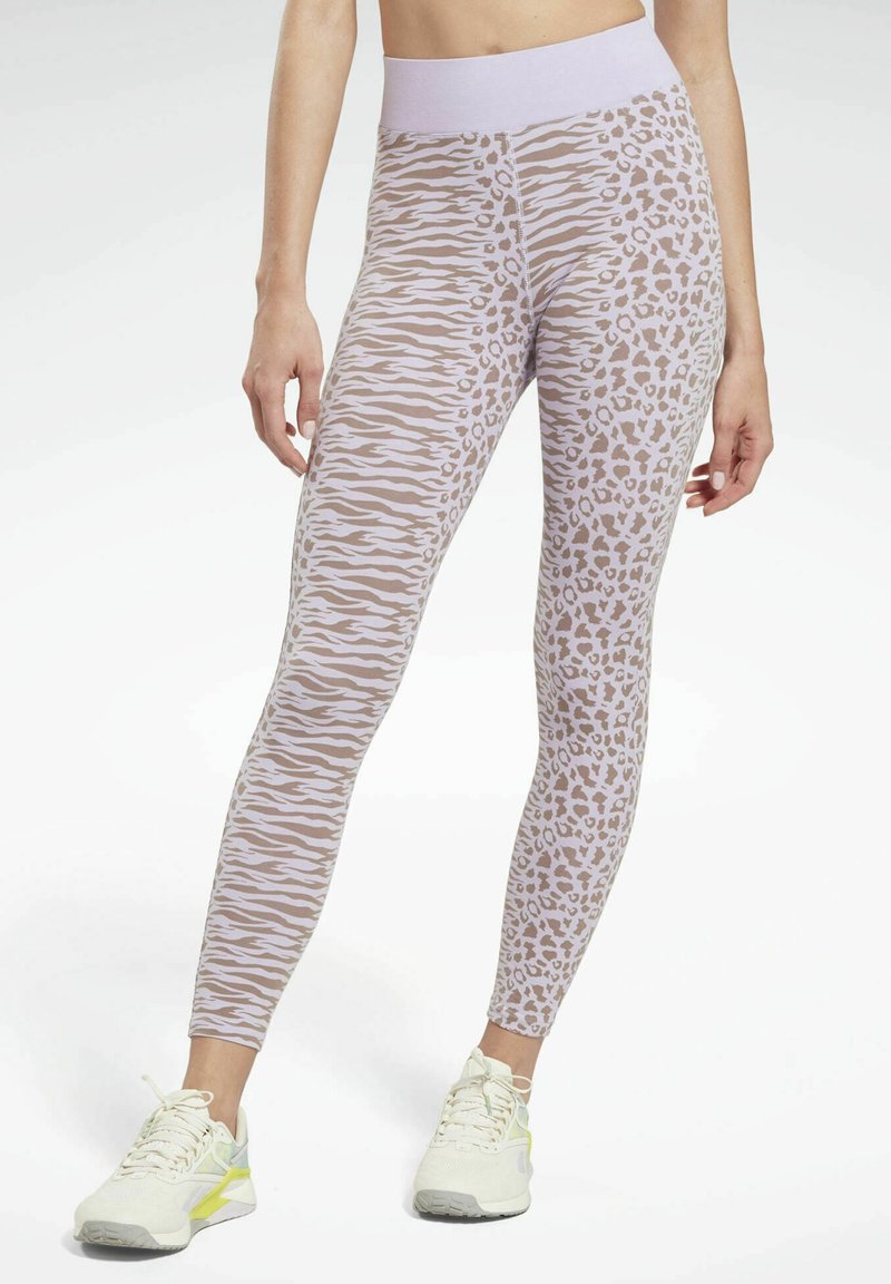 Reebok MODERN SAFARI - Tights - purple/lila - Zalando.at