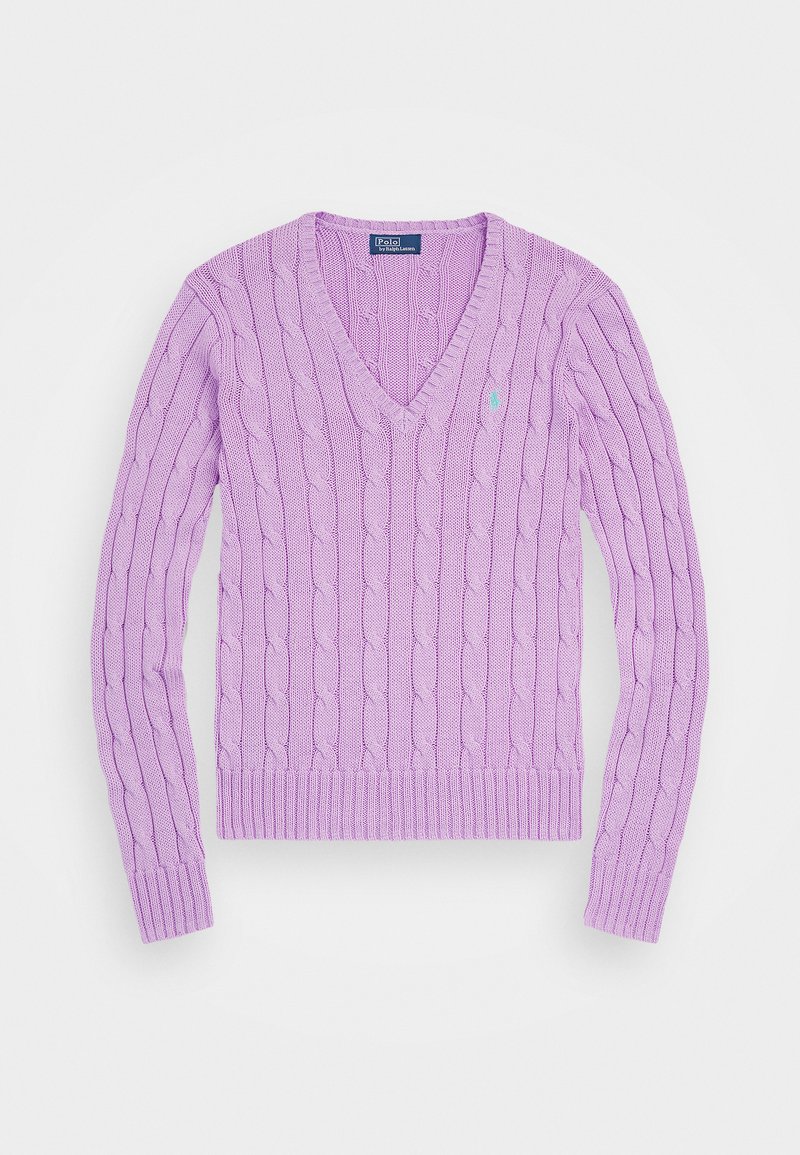 Polo Ralph Lauren KIMBERLY LONG SLEEVE - Jumper - soft lilac/lilac ...